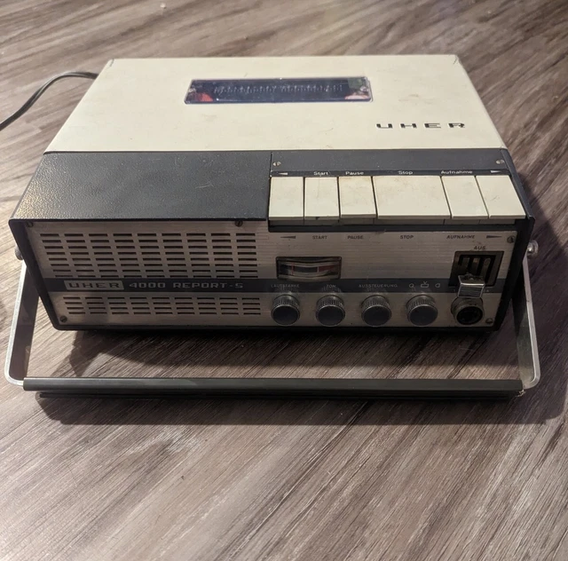 VINTAGE UHER 4000 Report S Reel To Reel Tape Recorder For Parts $31.49 ...