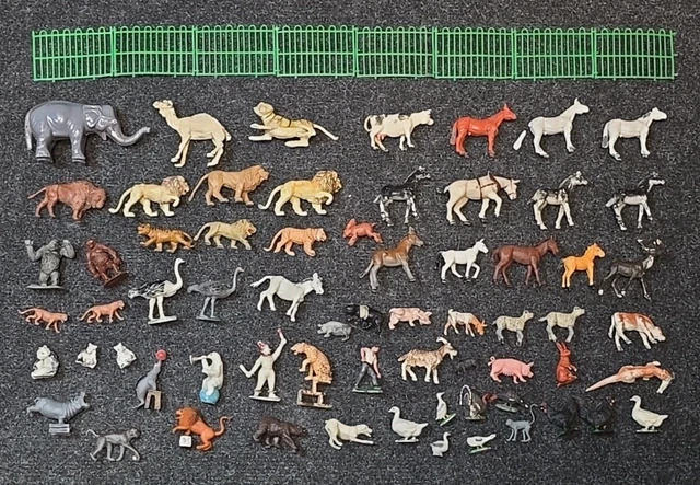 VINTAGE BRITAINS VARIOUS 70s Plastic Farm Zoo Circus Animals Fence £9. ...