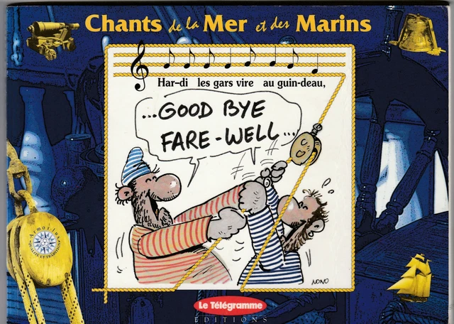 CHANTS DE LA Mer et des Marins René Abjean Nono Bretagne musique ...