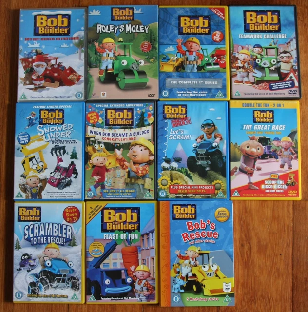 BOB THE BUILDER complete movie 11 dvd MEGA collection job lot BUNDLE ...