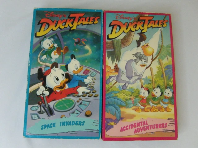 DISNEYS DUCKTALES - Space Invaders & Accidental Adventures (VHS, 1991 ...