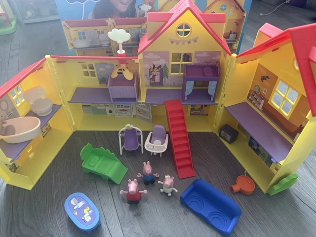 PEPPA PIG'S BIG Family House Playset with Baby Evie For Kids £26.70 ...