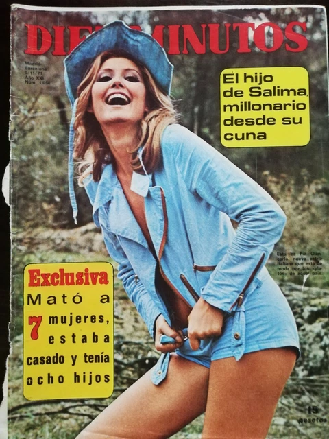 REVISTA DIEZ MINUTOS 1054 Pia Giancarlo Rocio Durcal Sabine Sun Al Bano ...