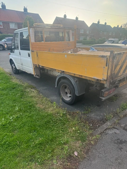 TRANSIT CREW CAB tipper Mk6 £800.00 - PicClick UK