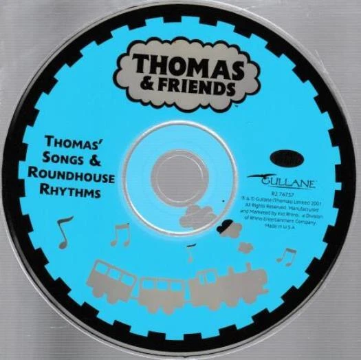 THOMAS & FRIENDS: Thomas' Songs & Roundhouse Rhythms MUSIC AUDIO CD ...