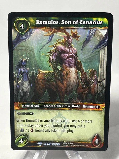 REMULOS, SON OF Cenarius - Crown of the Heavens - World of Warcraft TCG ...