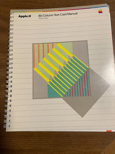 VINTAGE MANUAL - Apple II 80-Column Text Card Manual for IIe Only $4.95 ...