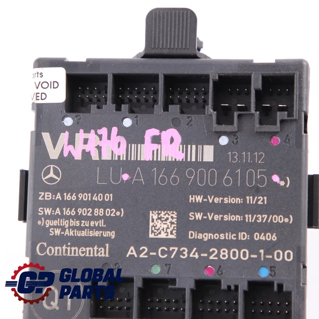 MERCEDES-BENZ W176 W246 Porte avant droite Control Unit Module ECU EUR ...