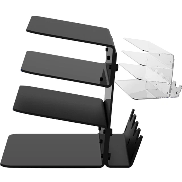 3-TIER ACRYLIC KEYBOARD Mouse Storage Rack Keyboard Display Stand ...