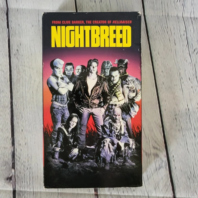 NIGHT BREED VHS 1990 Clive Barker Hellraiser Horror Cult Classic ...