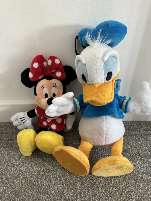 DONALD DUCK & Minnie Mouse Disneyland Walt Disney World Teddy £15.00 ...