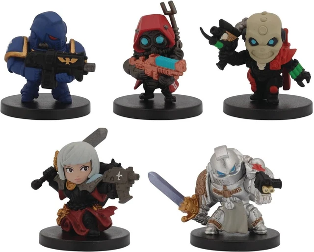 BANDAI WARHAMMER 40,000 40k Chibi Series 1 Complete Full Set of 5 ...