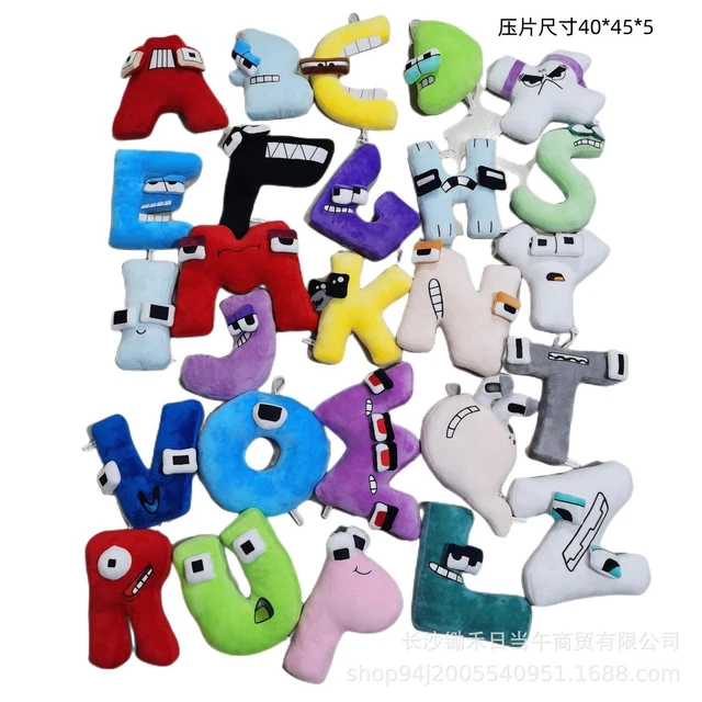 ALPHABET LORE STUFFED Animal Plush Doll Alphabetic Letter Kids ...