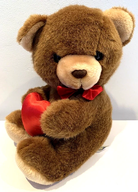 Teddy Bear With Red Heart Plush Soft Toy 11 28cm £3 99 Picclick Uk