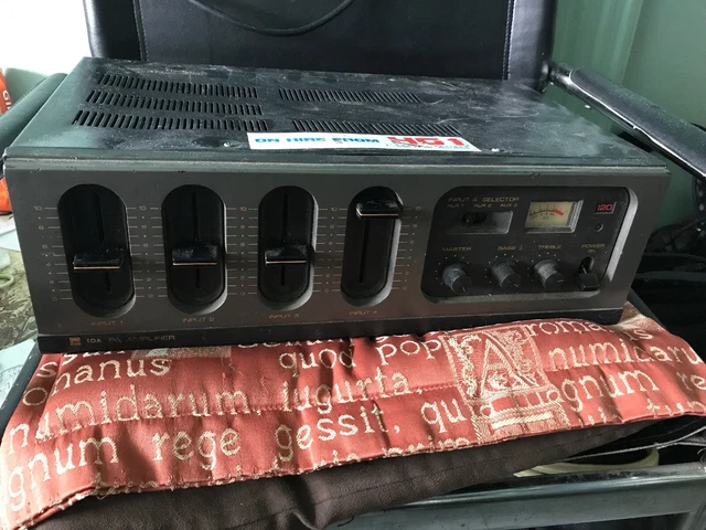 TOA PA AMPLIFIER Model No: TA412E . Spare Or Parts . Not Tested £37.08 ...