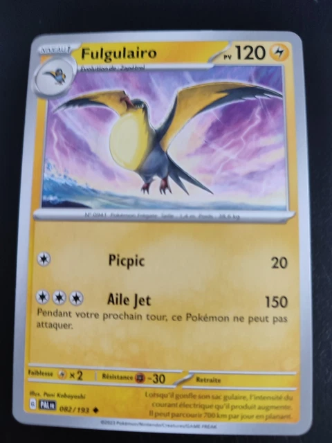 CARTE POKÉMON FULGULAIRO 082/193 Évolutions à Paldea EUR 1,00 - PicClick FR