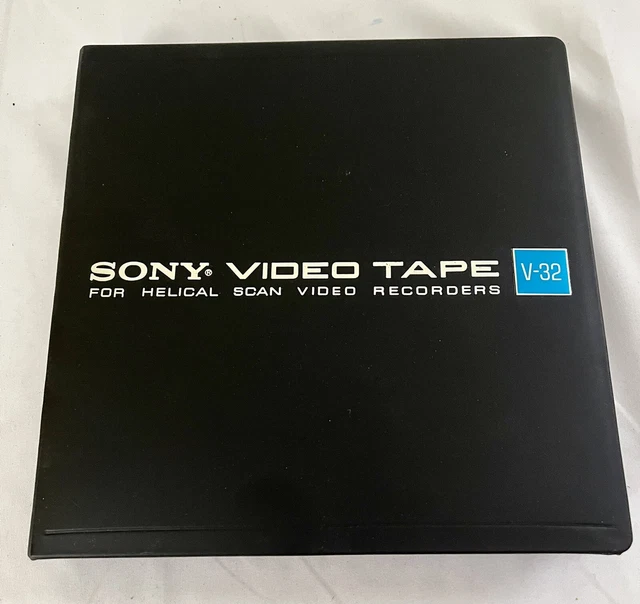 VINTAGE SONY VIDEO Tape Helical Scan Video Recorders V-32 Black With ...