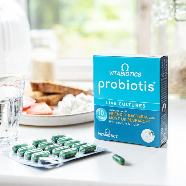 VITABIOTICS PROBIOTIS 10 Billion Microbiotic Live Cultures 180 Capsules ...