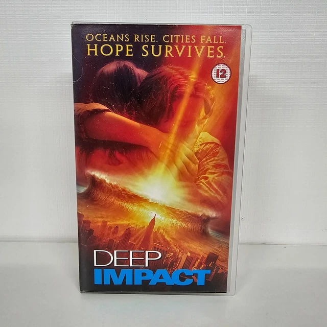 DEEP IMPACT, VHS Tape, Robert Duvall, Vintage Video, Movie M, 1998 Free ...