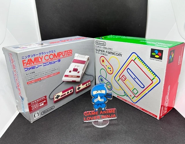 NINTENDO CLASSIC MINI Family Computer Super Famicom Jump Console NES ...