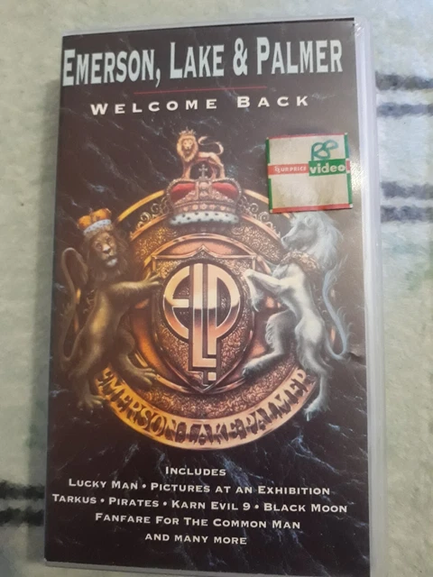 EMERSON, LAKE & Palmer Welcome Back VHS Video 1992 RARE music £4.99 ...