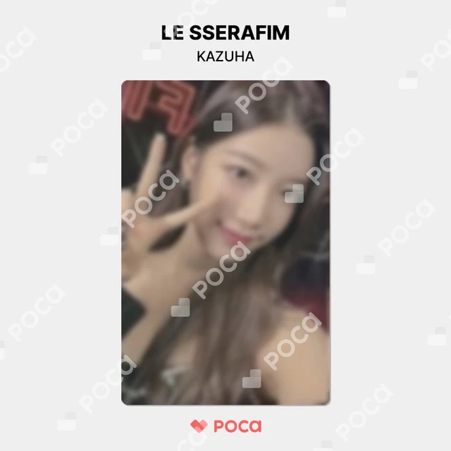 [LE SSERAFIM KAZUHA] FEARLESS (version japonaise.) Carte photo de... EUR 30,96 - PicClick FR