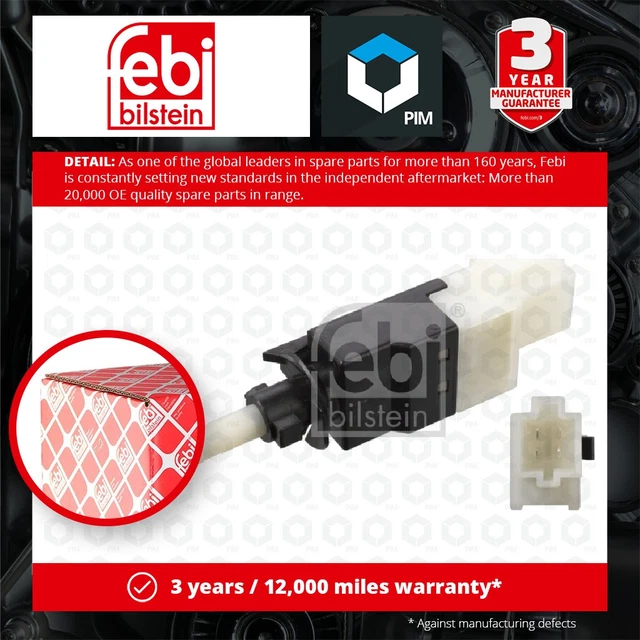 BRAKE LIGHT SWITCH 103713 Febi A0015454409 A0015456709 A0015459609 ...