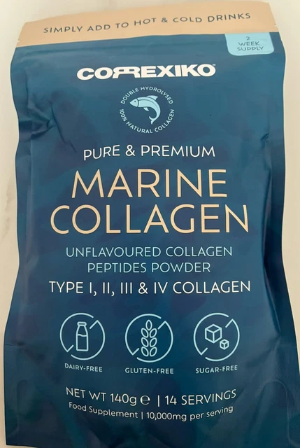 PURE &PREMIUM MARINE Collagen Unflavoured Collagen Peptides Powder £19. ...