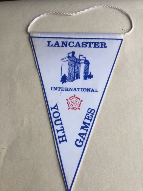 PENNANT VINTAGE, LANCASTER INTERNATIONAL GIOCHI GIOVANILI, primi anni ...