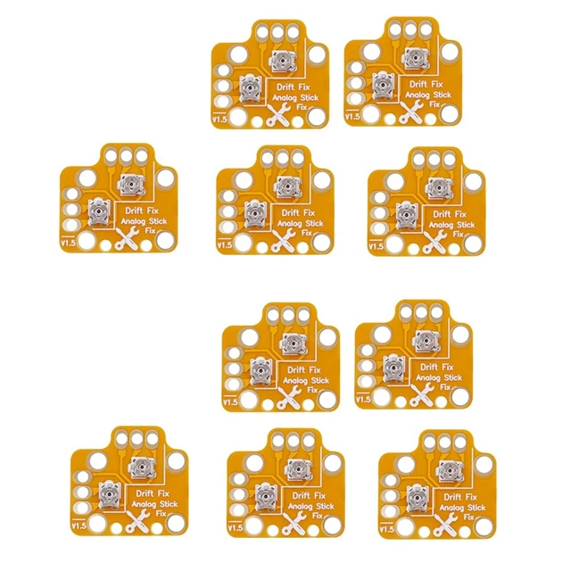 10 PIEZAS GAMEPAD Joystick Drift Repair Board Controlador AnalóGico ...