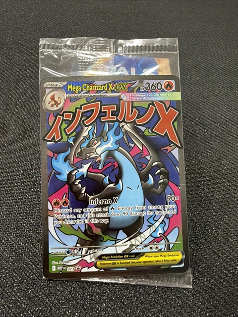 MEGA CHARIZARD X Ex 2025 Pokemon Mega Evolution Black Star Promo £35.83 ...