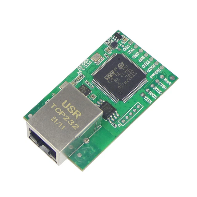 ETHERNET TO RS485 ModQ00226 DHCP USR-TCP232-E2 Server Serial Web RS232 ...