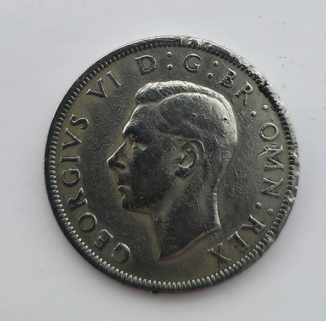 VINTAGE ORIGINAL 1950 KING GEORGE 6th VI HALF CROWN BRITISH COIN £4.27 ...