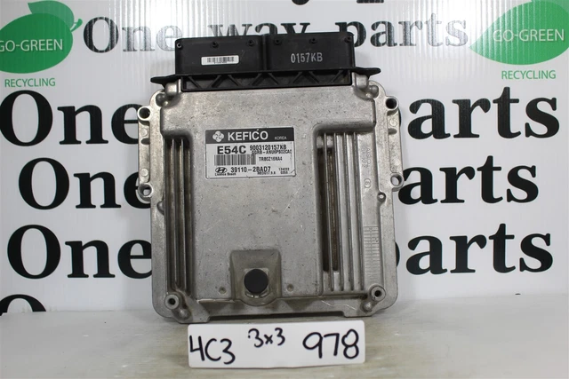 391102BAD7 HYUNDAI ACCENT 2012-2014 Engine Control Unit ECU Module 978 ...