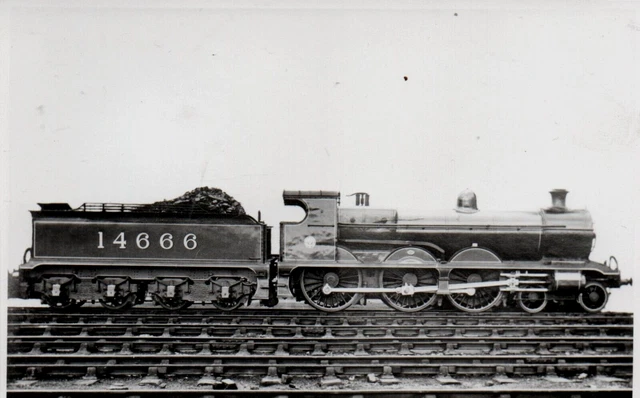 EX G&SWR-LMS 4-6-0 No 14666 at UNKNOWN SHED YARD REAL PHOTO £1.00 - PicClick UK