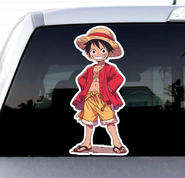 ONE PIECE ANIME Power Pirate Luffy Straw Hat Sticker Decal Truck Car ...