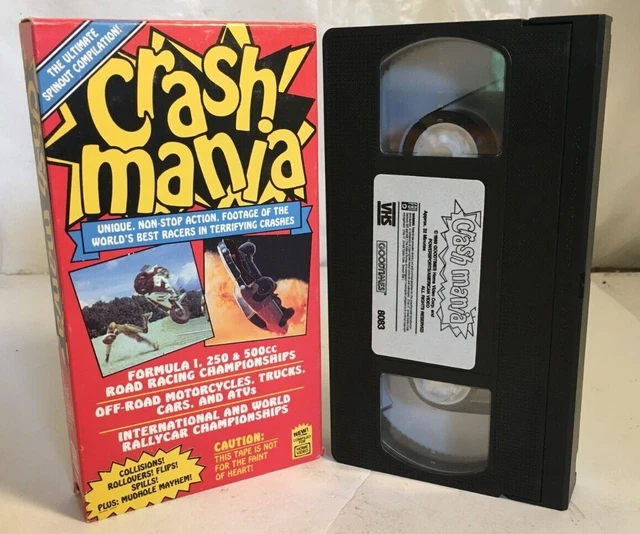 CRASH MANIA VHS Goodtimes 1989 £15.28 - PicClick UK