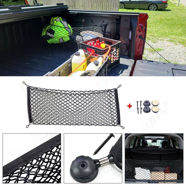REAR TRUNK ENVELOPE Style Mesh Organizer Cargo Net for TOYOTA RAV4 2019 ...
