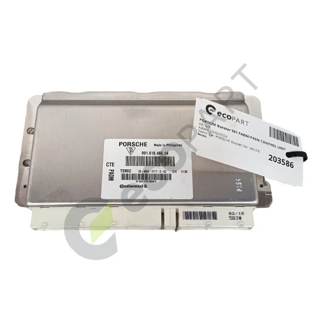 PORSCHE BOXSTER 981 PADM/PASM CONTROL UNIT 991.618.465.14 £150.00 ...