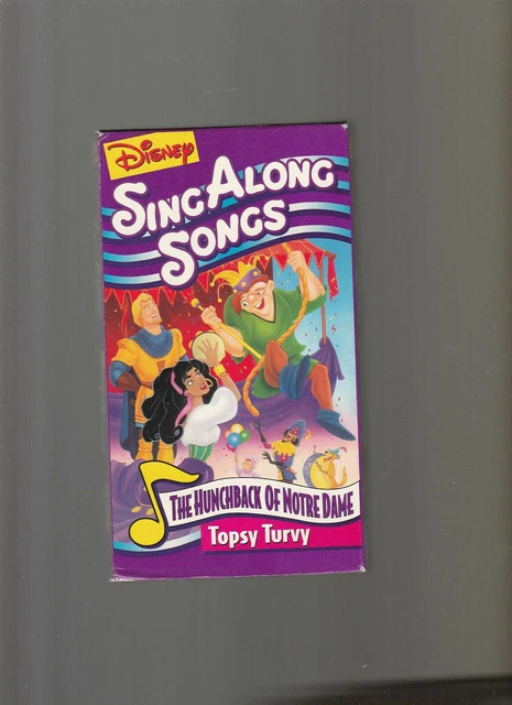 DISNEY SING ALONG Songs - The Hunchback of Notre Dame: Topsy Turvy (VHS ...