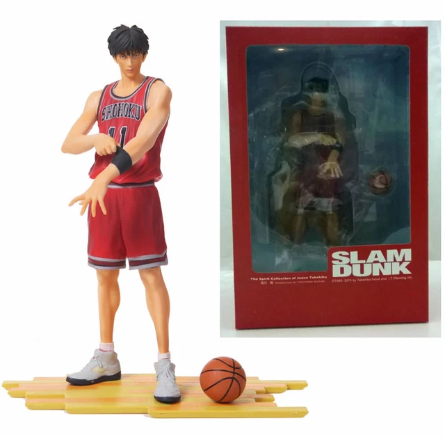 ANIME SLAM DUNK Shohoku 11# Kaede Rukawa 10" 25cm PVC Figure Statue TOY ...