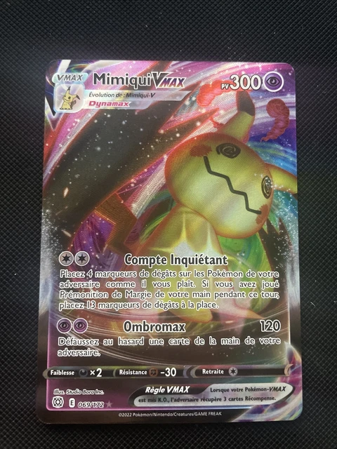 MIMIQUI VMAX - Pokemon 069/172 Eb09 Stars Etincelantes Neuf Fr EUR 14 ...