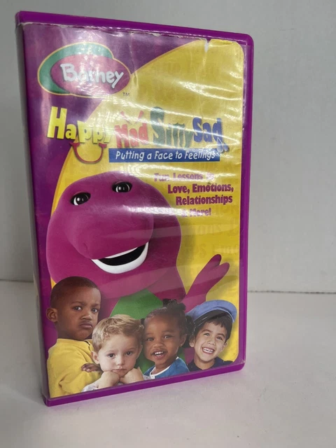 BARNEY HAPPY MAD silly sad vhs Vintage $15.00 - PicClick CA