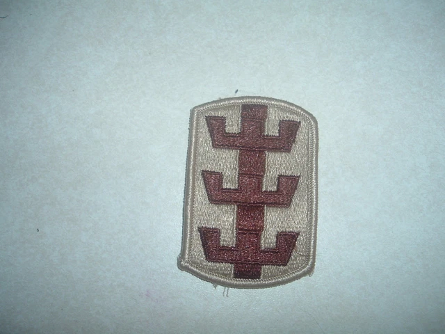 PATCH MILITAIRE US Army 130Th Engineering Brigade Couleur Désert Neuf ...