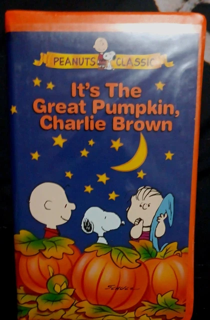 ITS THE GREAT Pumpkin, Charlie Brown (VHS, 1996, Clamshell) Classic ...