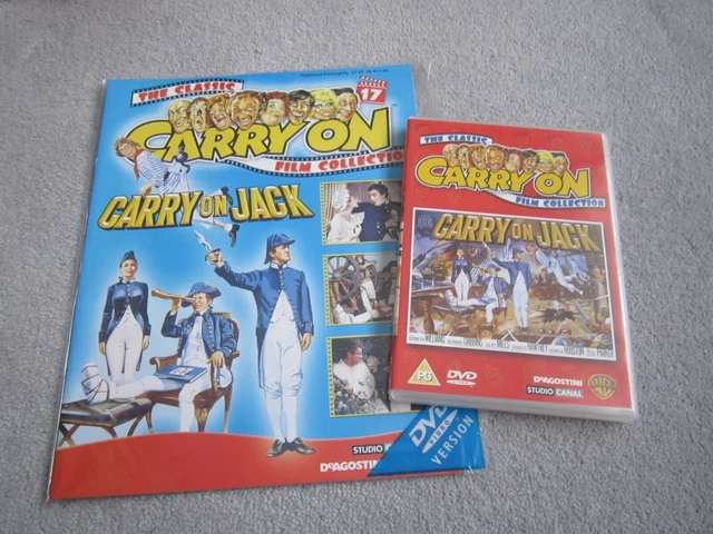 CLASSIC CARRY ON film collection ,Carry on Jack film magazine + DVD ...