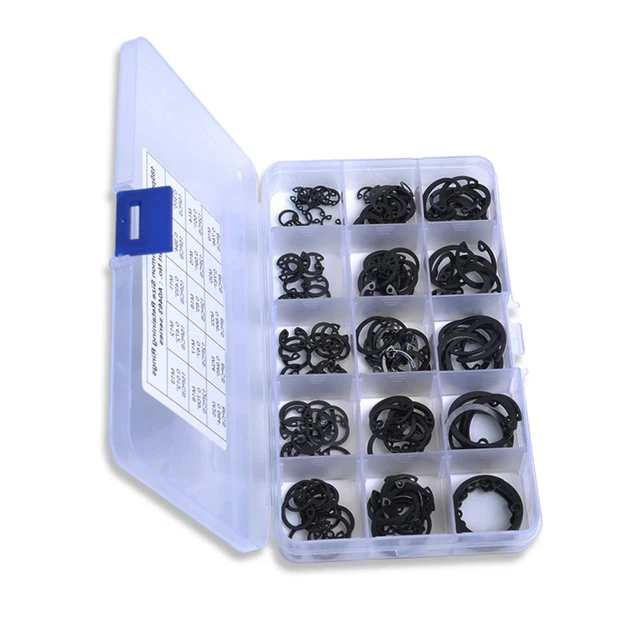 180 IN 1 65 Mn Carbon Steel Universal Snap Rings Set for Automotive £15 ...