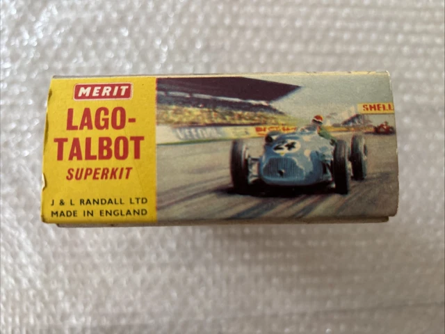 MERIT LAGO-TALBOT SUPERKIT 1:24 Scale Model Kit 4624 Boxed £21.50 ...