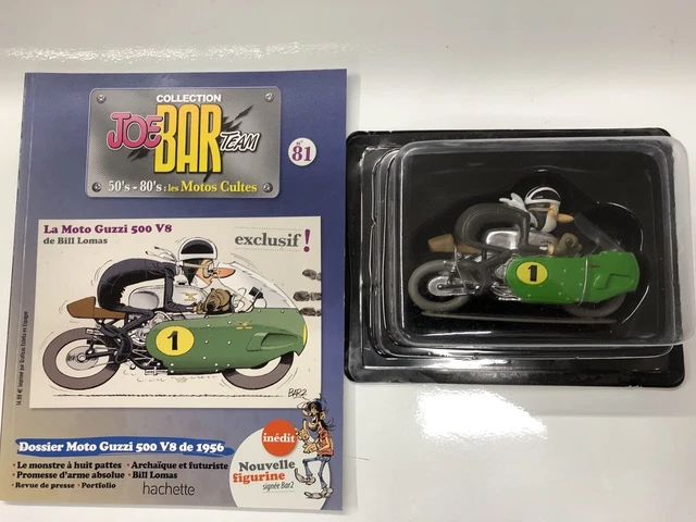 MOTO GUZZI 500 v8 de bill lomas moto figurine joe bar team neuf boite ...
