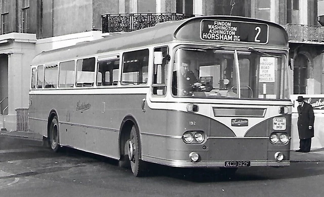 BUS PHOTO: KCD192F Southdown MS (192). 1967 Leyland Leopard / Marshall ...